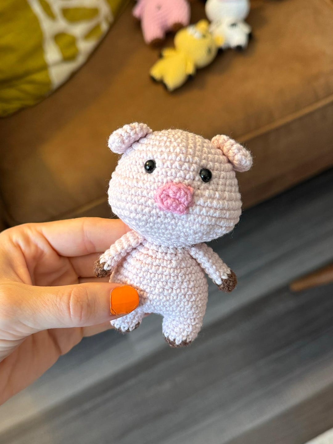 Mini Pig Amigurumi Crochet Friend - Etsy