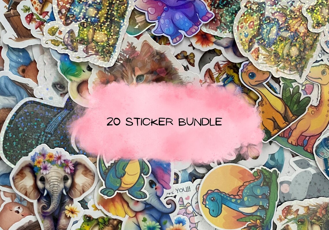 20 Sticker Bundle | Lucky Dip | Laptop Decor | Notebook Decor ...