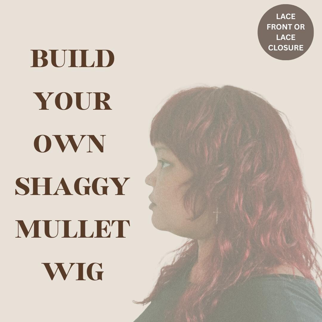 Build Your Own Lace Front or Lace Closure Shaggy Mullet Wig! - Etsy