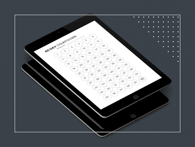 Countdown Printable Tracker 100 60 30 Day Countdown to Retirement ...