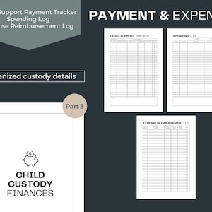 Custody Binder Printable Child Custody Planner Co-parenting Planner Child Custody Journal ...