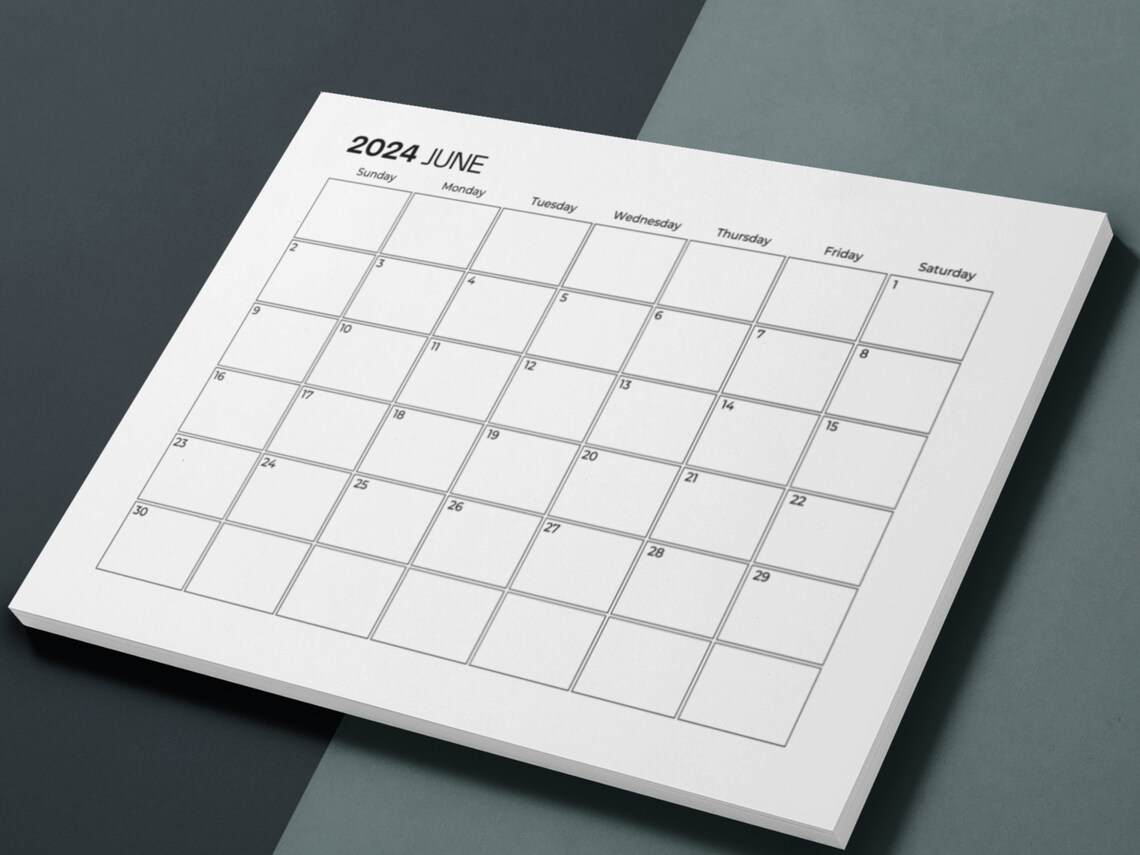 2024 Planner 2024 Printable Calendar 2024 Digital Planner 2024 Monthly ...