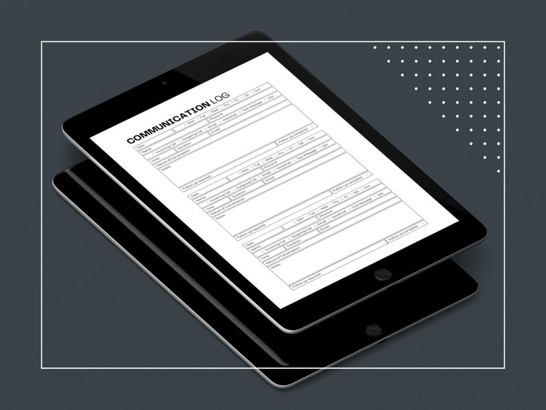 Communication Log Printable | Fillable PDF Call Tracker - Etsy