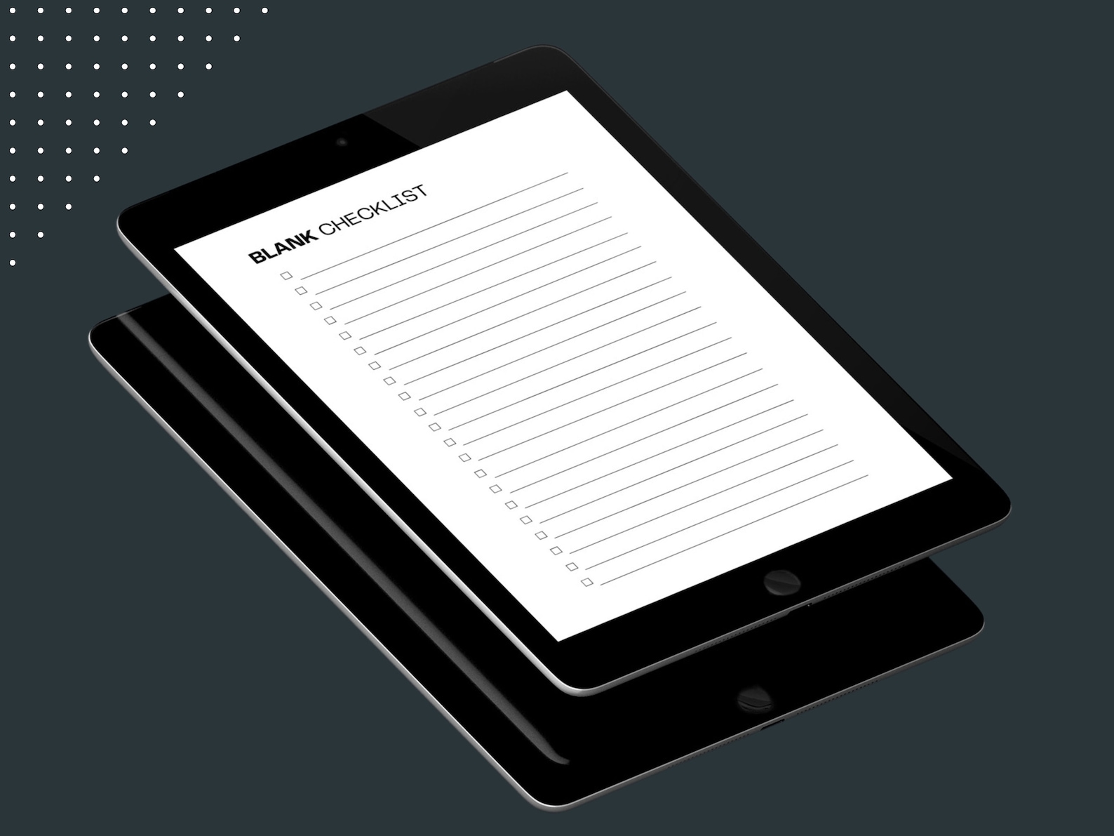 Blank Checklist Minimalist to Do List Printable Checklist Template ...