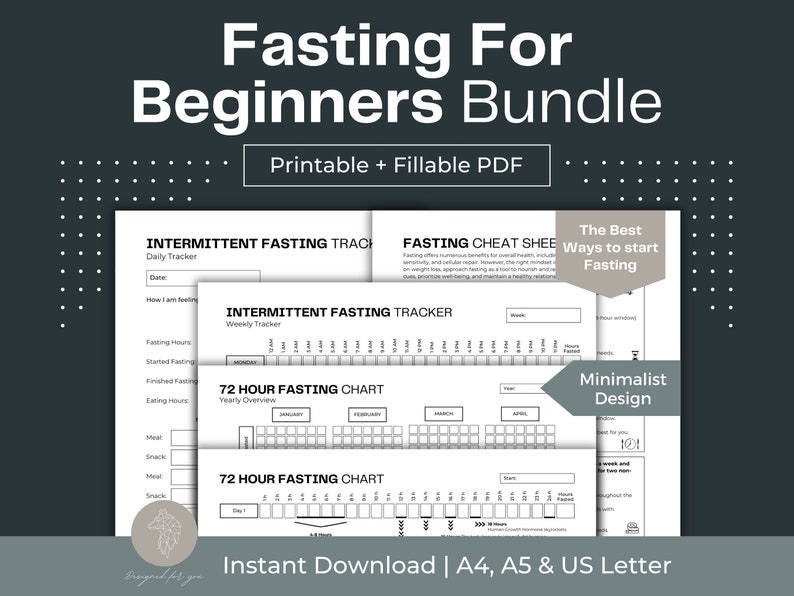 Fasting for Beginners Bundle Intermittent Fasting Guide 72 Hour Fasting ...