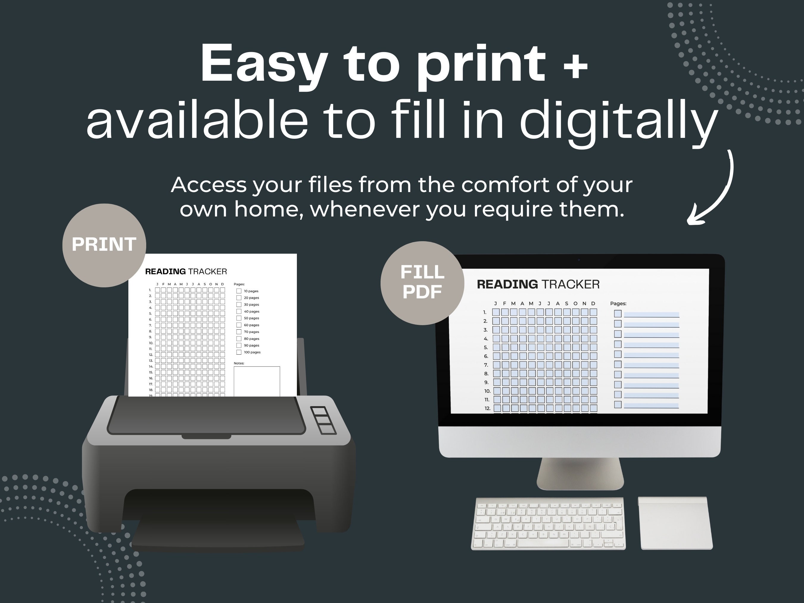 Reading Tracker Printable, Reading Planner Insert, Book Reading Planner ...