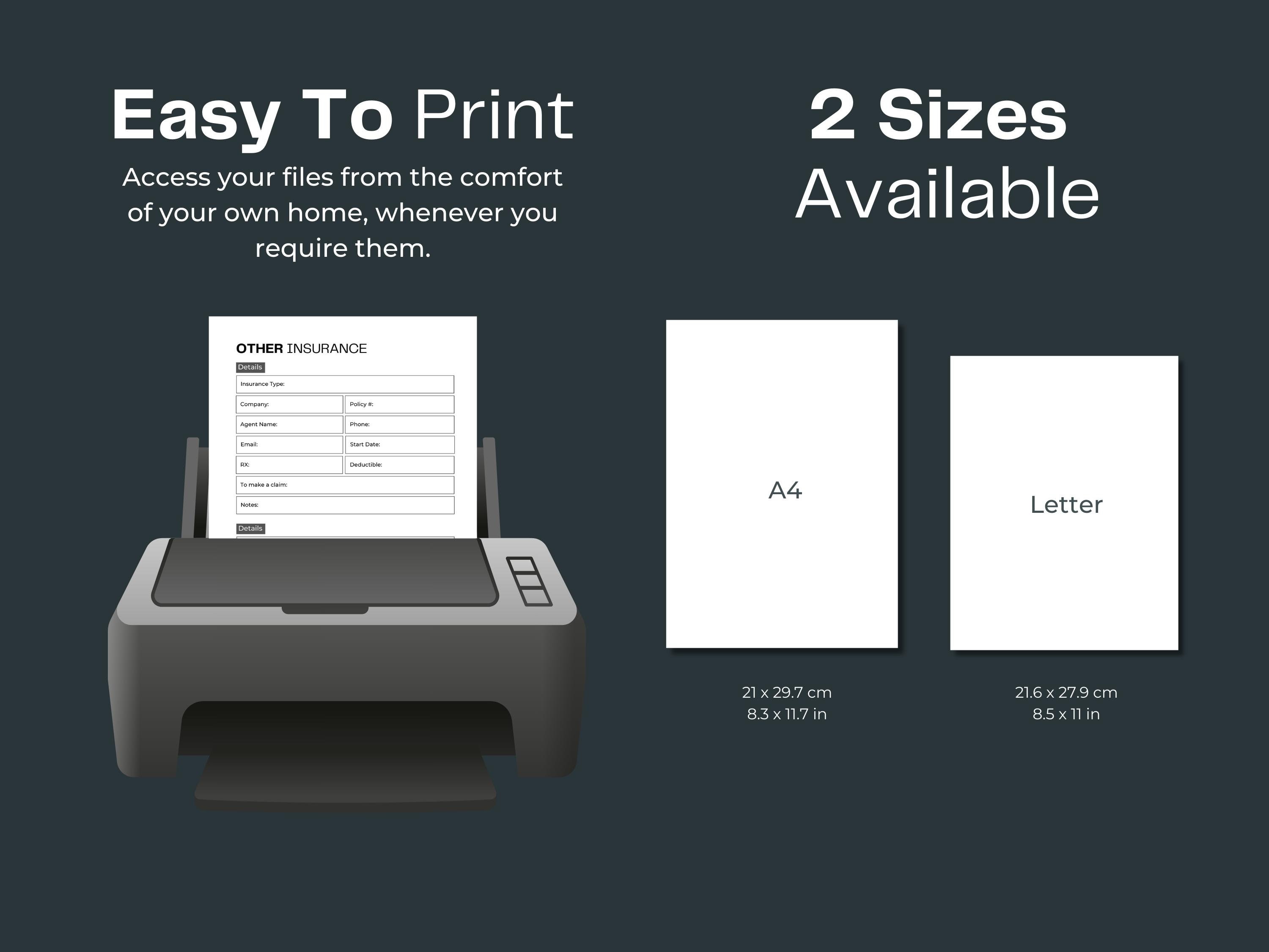 Just in Case Binder Printable Emergency Binder Fillable PDF What If ...