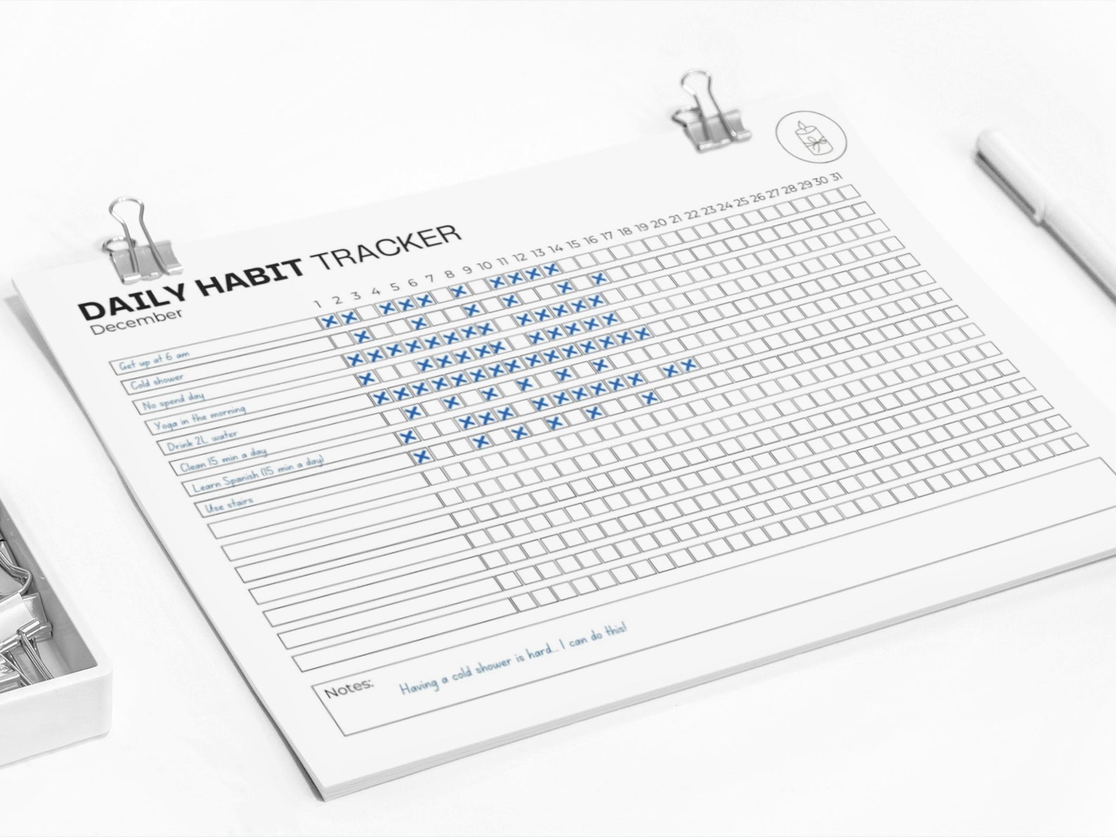 Daily Habit Tracker Daily Routine Planner Monthly Habit Tracker Habit ...