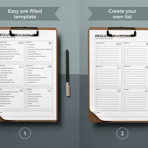 Declutter Checklist ADHD Decluttering Home Cleaning Planner Home ...