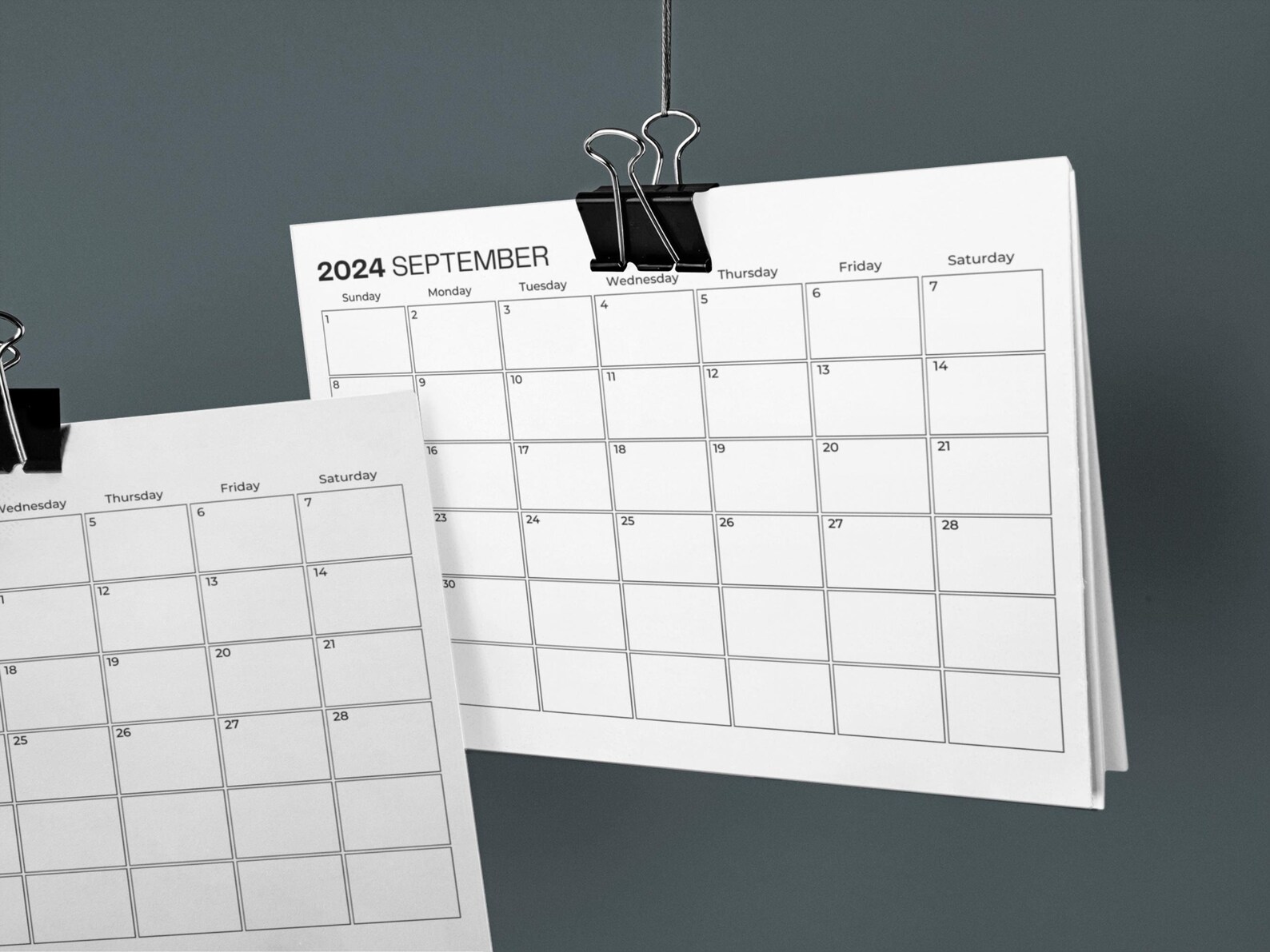 2024 Planner 2024 Printable Calendar 2024 Digital Planner 2024 Monthly ...
