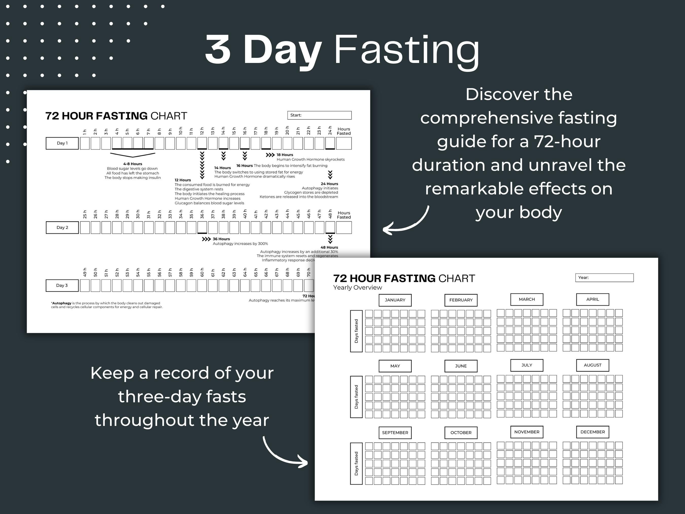 Fasting Planner Printable Fasting for Beginners Planner Fillable PDF ...