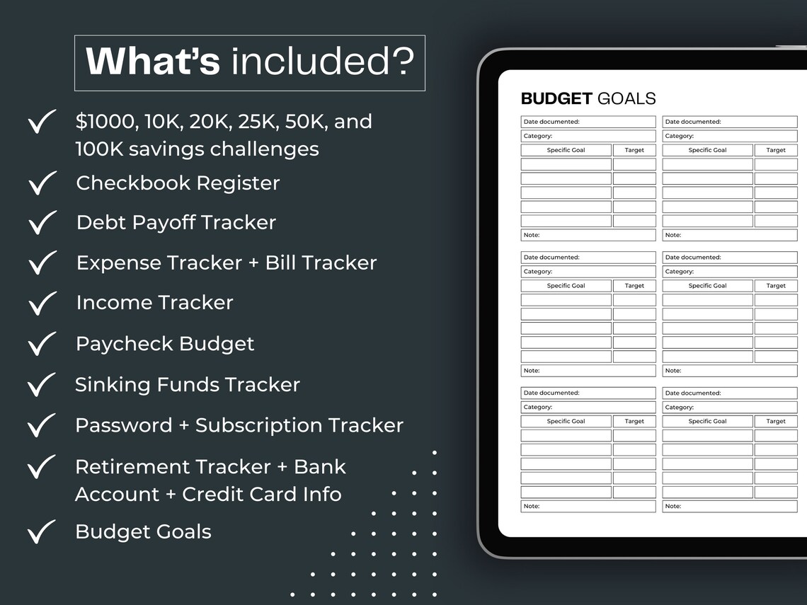 Budget Planner, Budget Planner Book, Printable Budget Planner, Budget ...