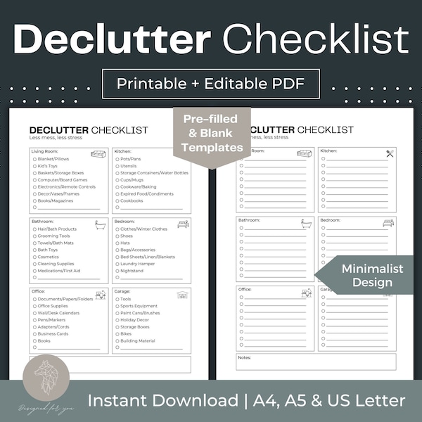 Declutter Home - Etsy