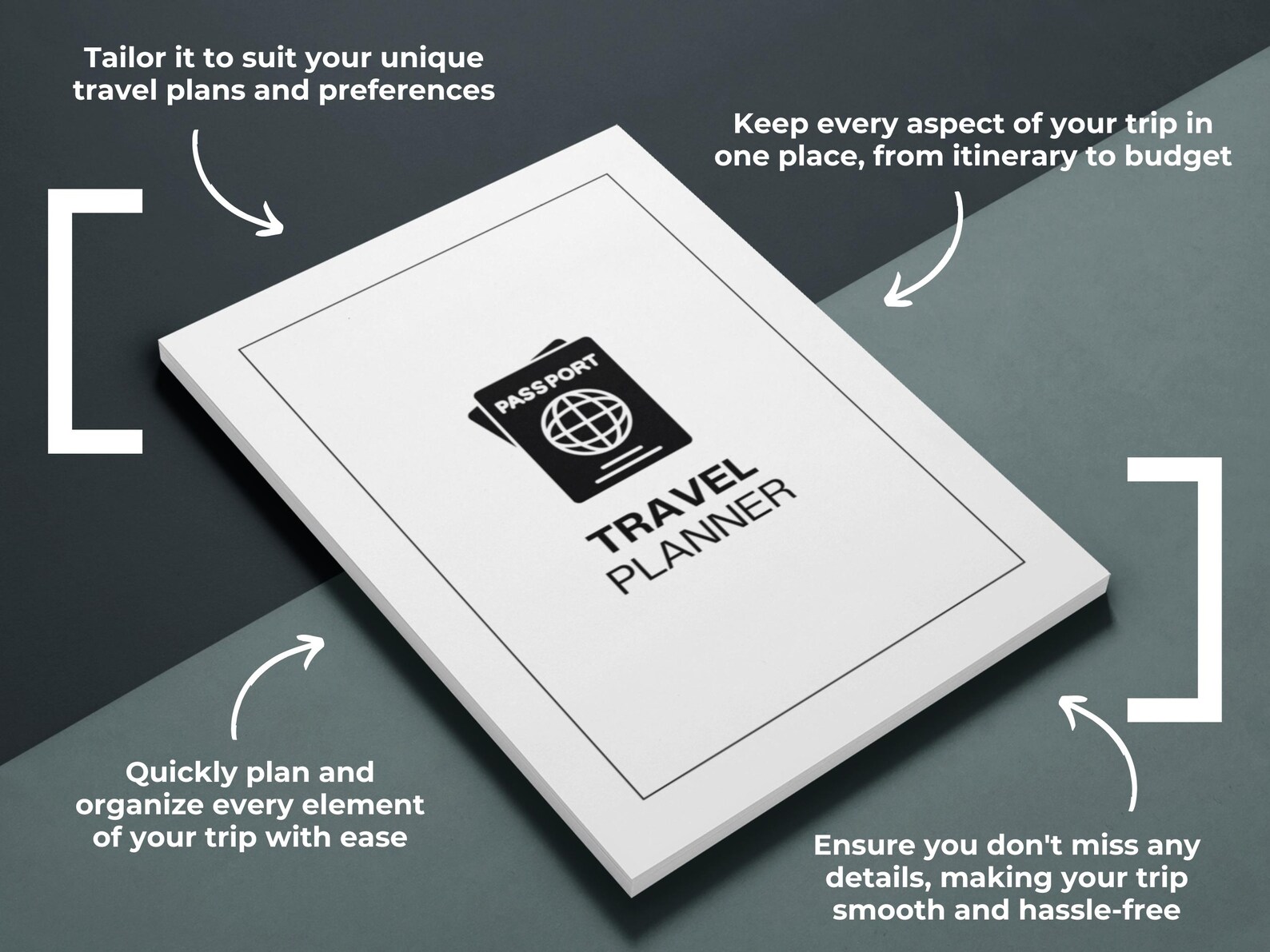Ultimate Travel Planner Printable, Itinerary, Journal, Checklist (a4 ...
