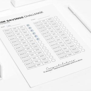 20K Savings Challenge Savings Challenge Printable 20000 Savings ...