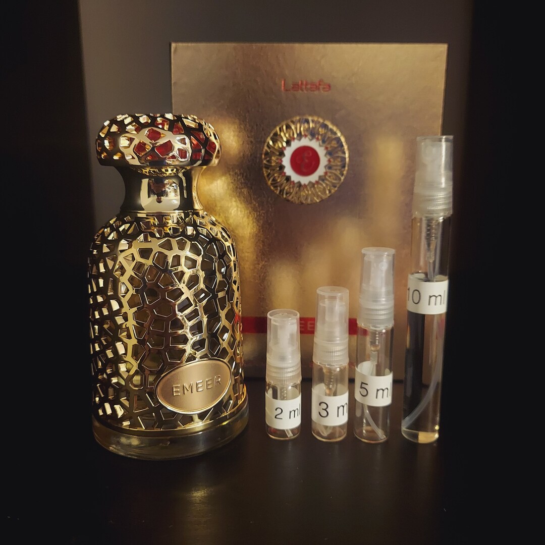 Emeer Lattafa Eau De Parfum 2ml 3ml 5ml 10ml Travel Size - Etsy