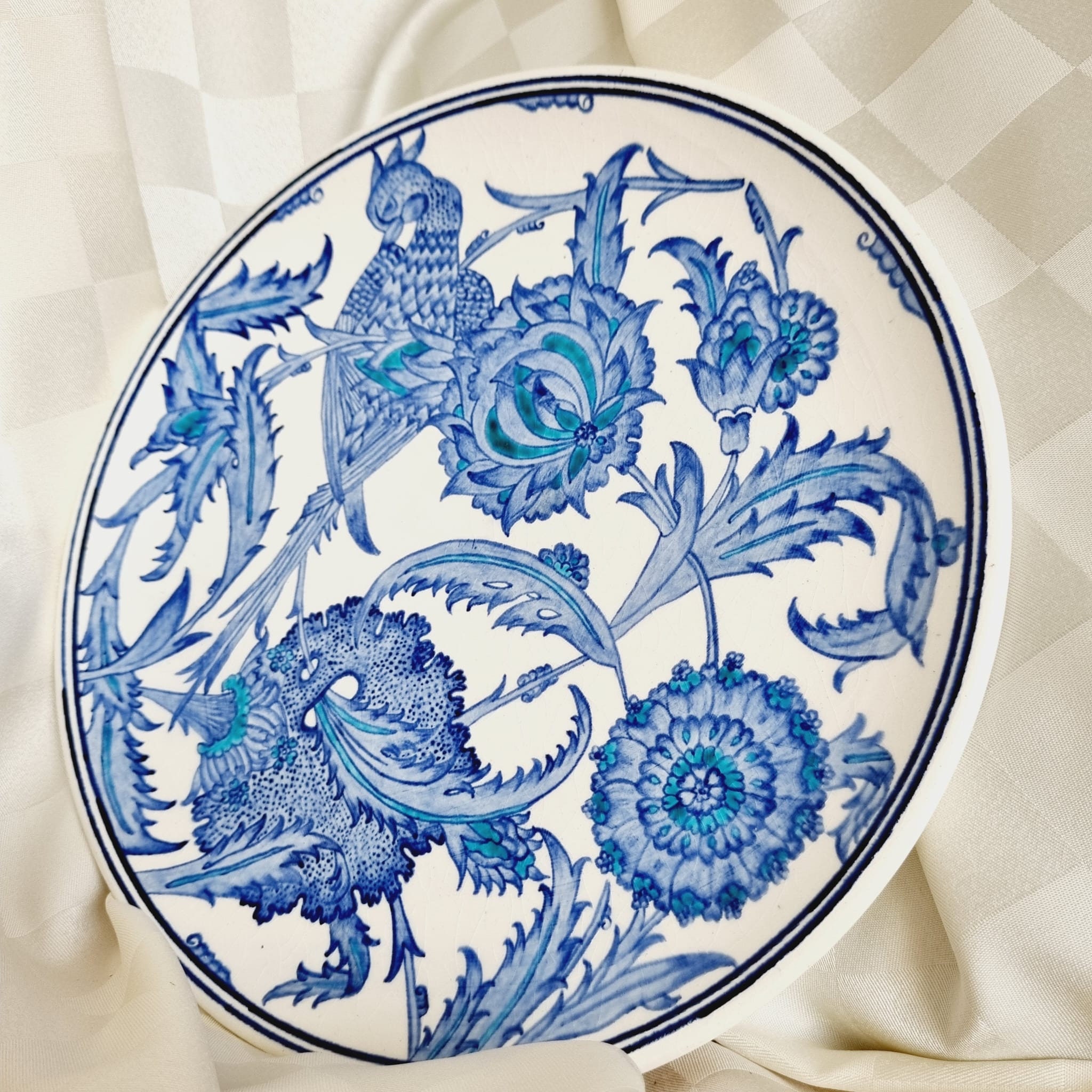 Traditional Decorative Tile Plate,mantel Decor,unique Autumn Decoration ...