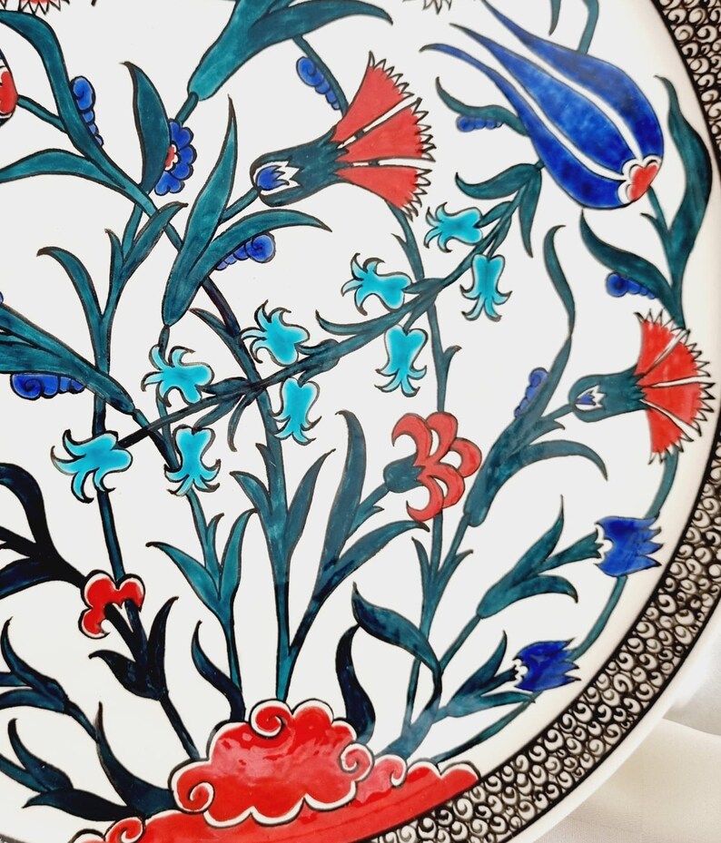 Naturalist Serving Plate,traditional Tile Plate,mantel Decor,unique ...