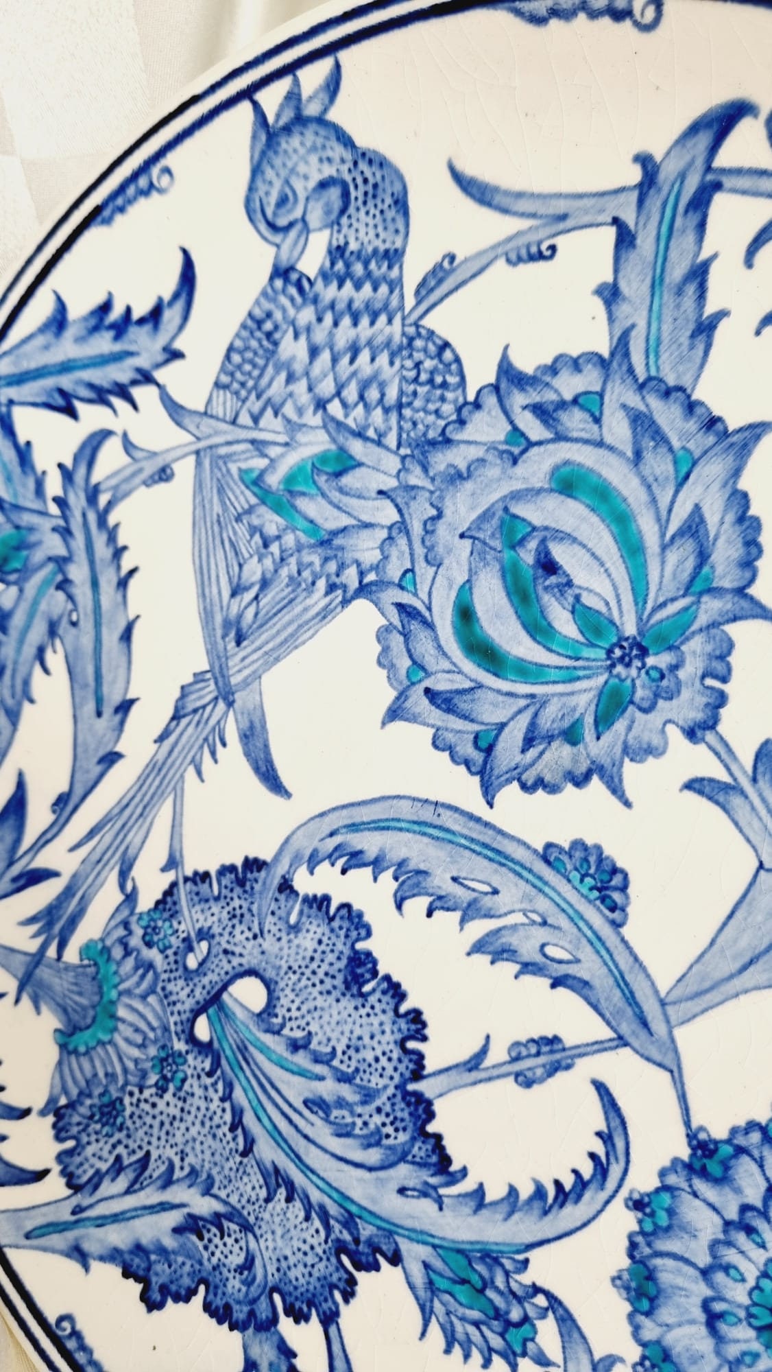 Traditional Decorative Tile Plate,mantel Decor,unique Autumn Decoration ...