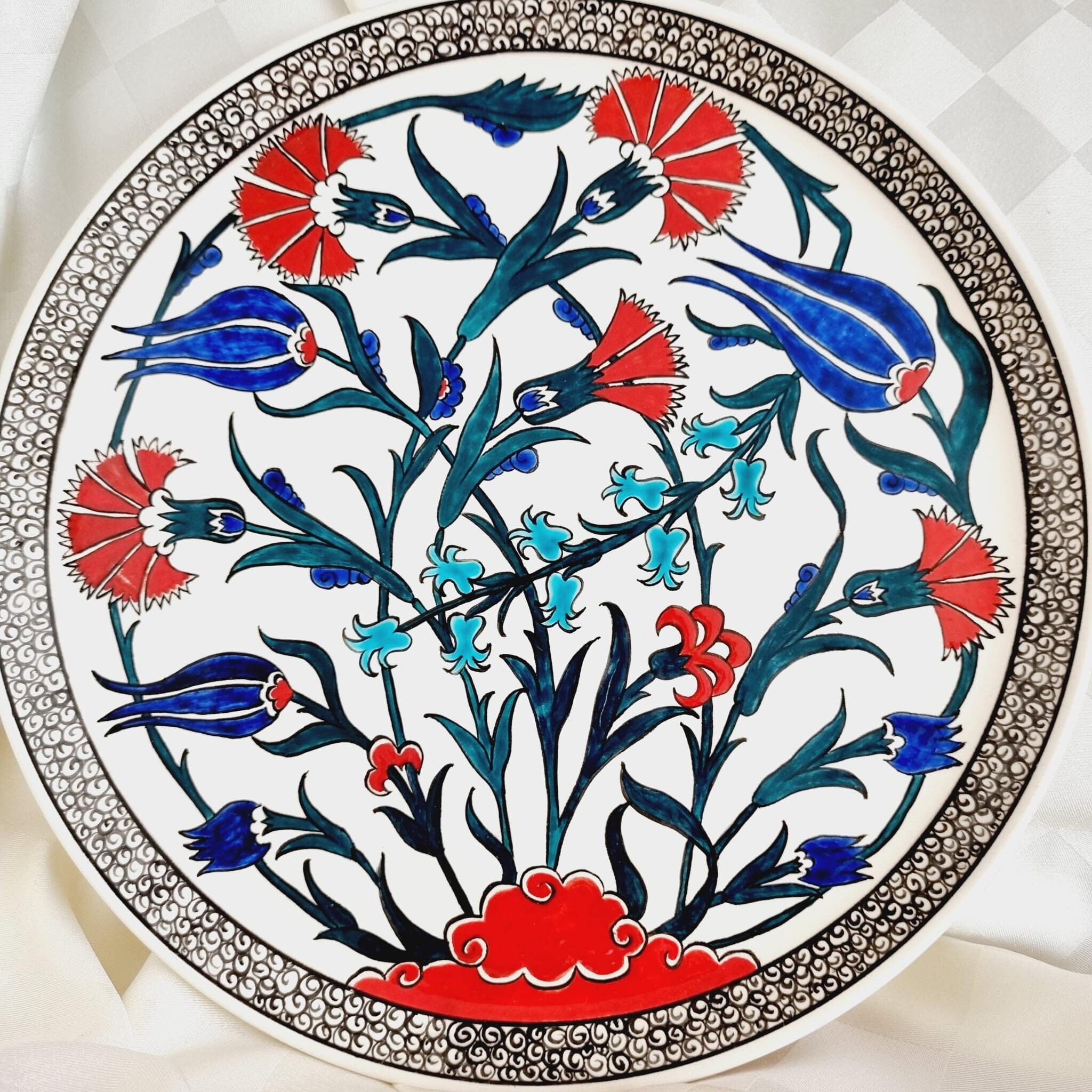 Naturalist Serving Plate,traditional Tile Plate,mantel Decor,unique ...