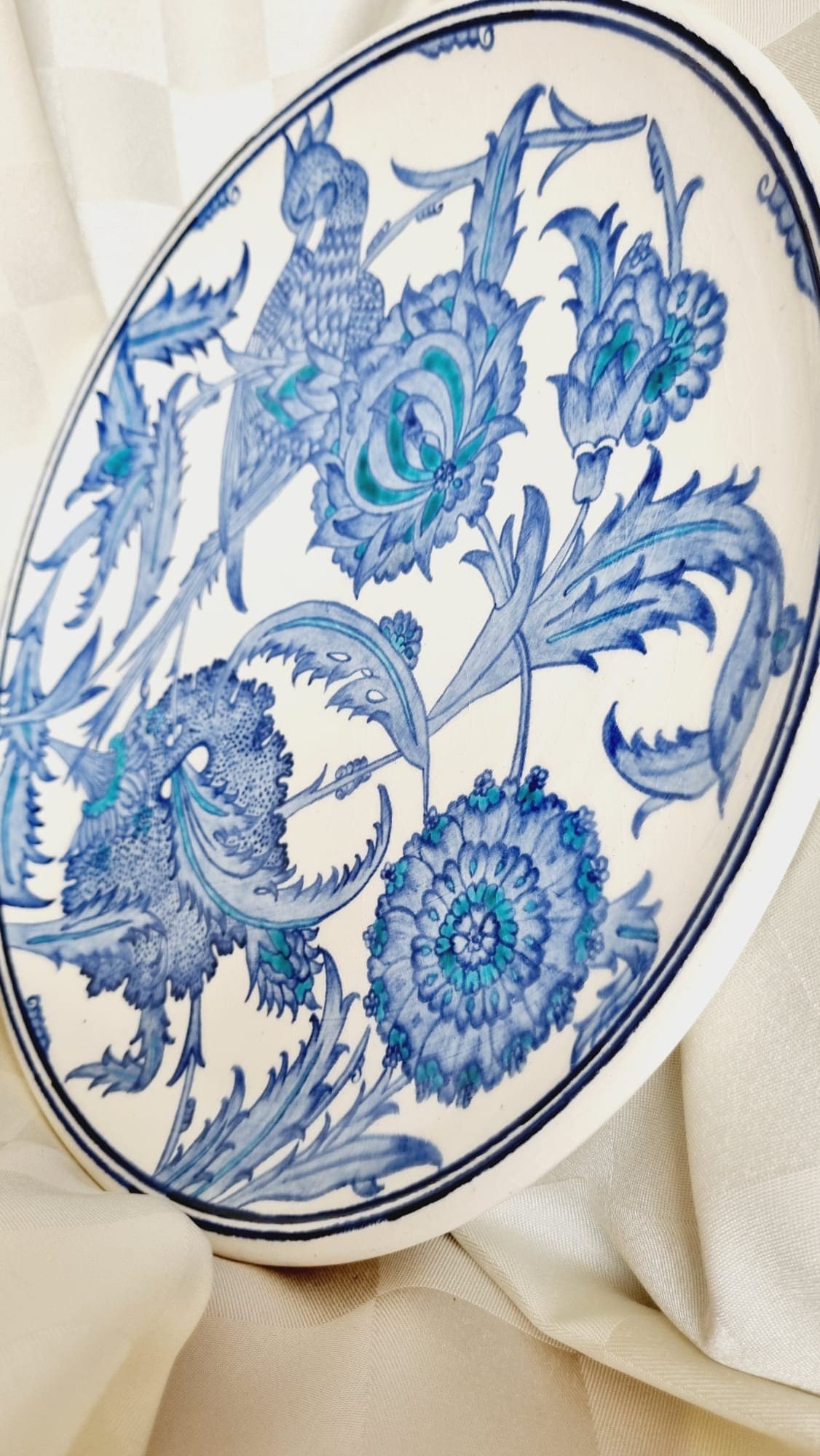 Traditional Decorative Tile Plate,mantel Decor,unique Autumn Decoration ...