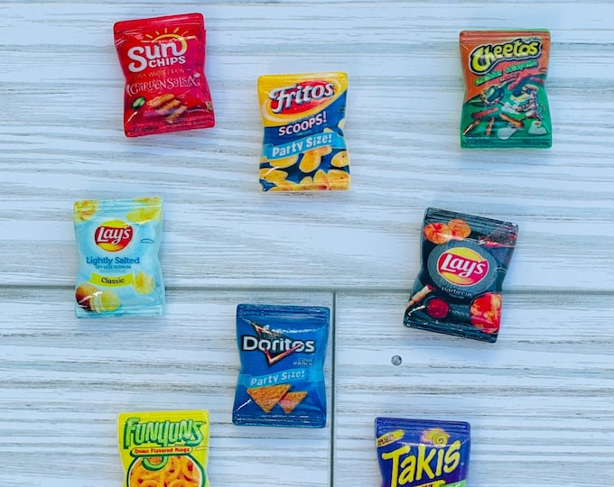 A Bag of Chips Cover Minder/ Fridge Magnet/ Needle Minder - Etsy