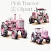 Pink Tractor Clipart | 10 High Quality Transparent PNG | Farm Tractor ...