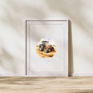 Bale of Hay Clipart Bundle | 10 PNG | Watercolor Farm Landscape ...