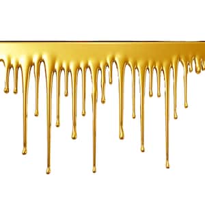 Gold Drip Clipart 10 JPG Gold Glitter Drips Printable Gold Paint Splash ...