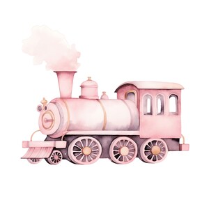 Train Clipart | 10 JPG | Train Watercolor Clipart Train Clipart ...