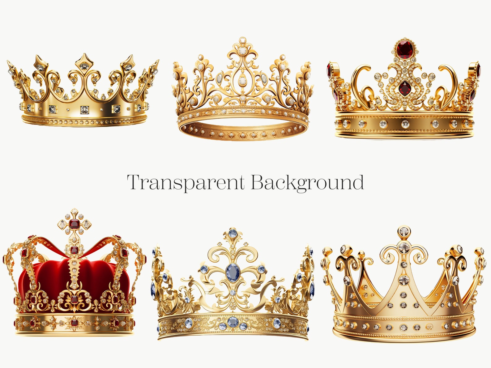 Gold Crowns Clipart | 10 Transparent PNG | Gold Crown Crown Royal ...