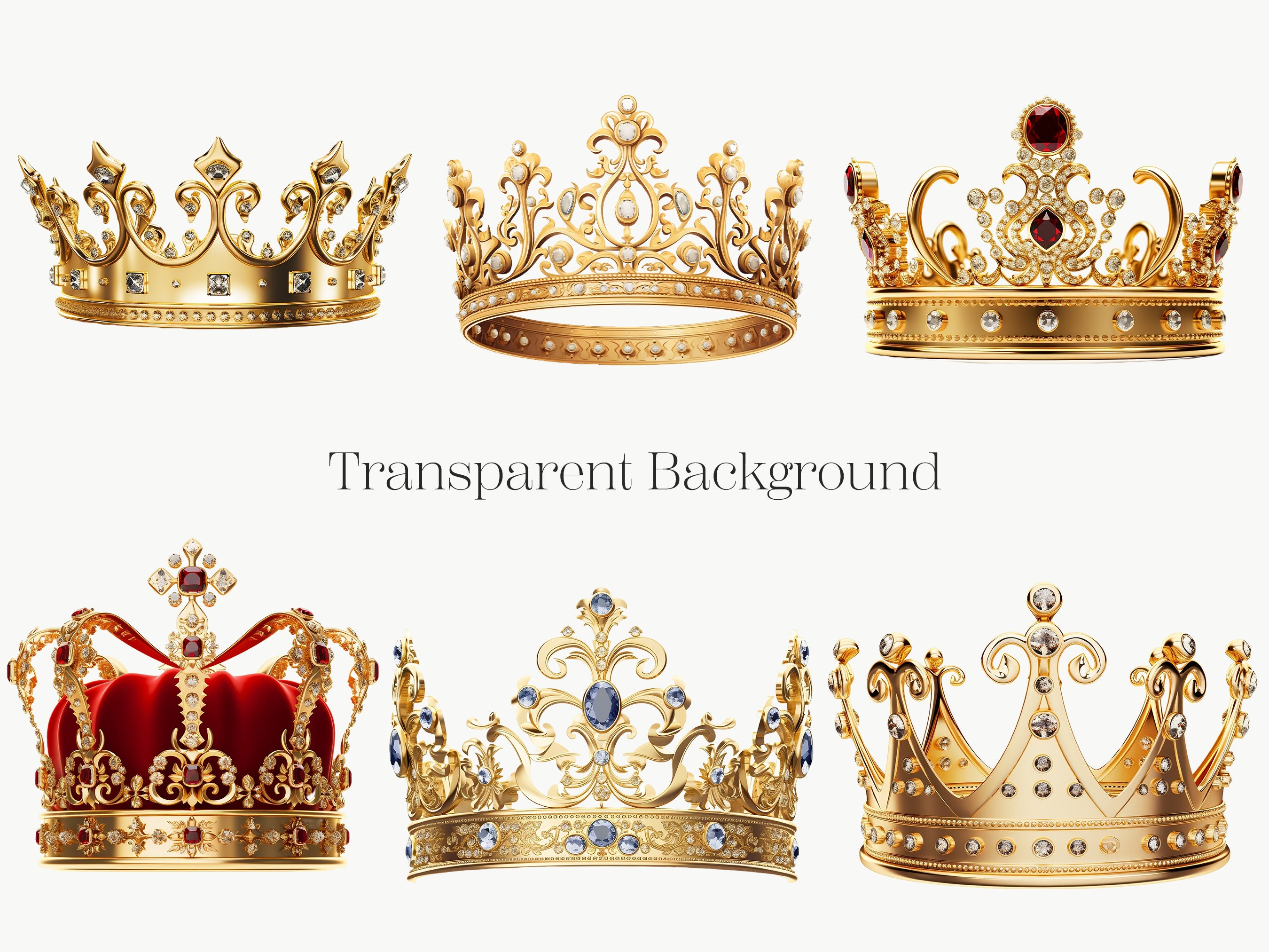 Gold Crowns Clipart | 10 Transparent PNG | Gold Crown Crown Royal ...