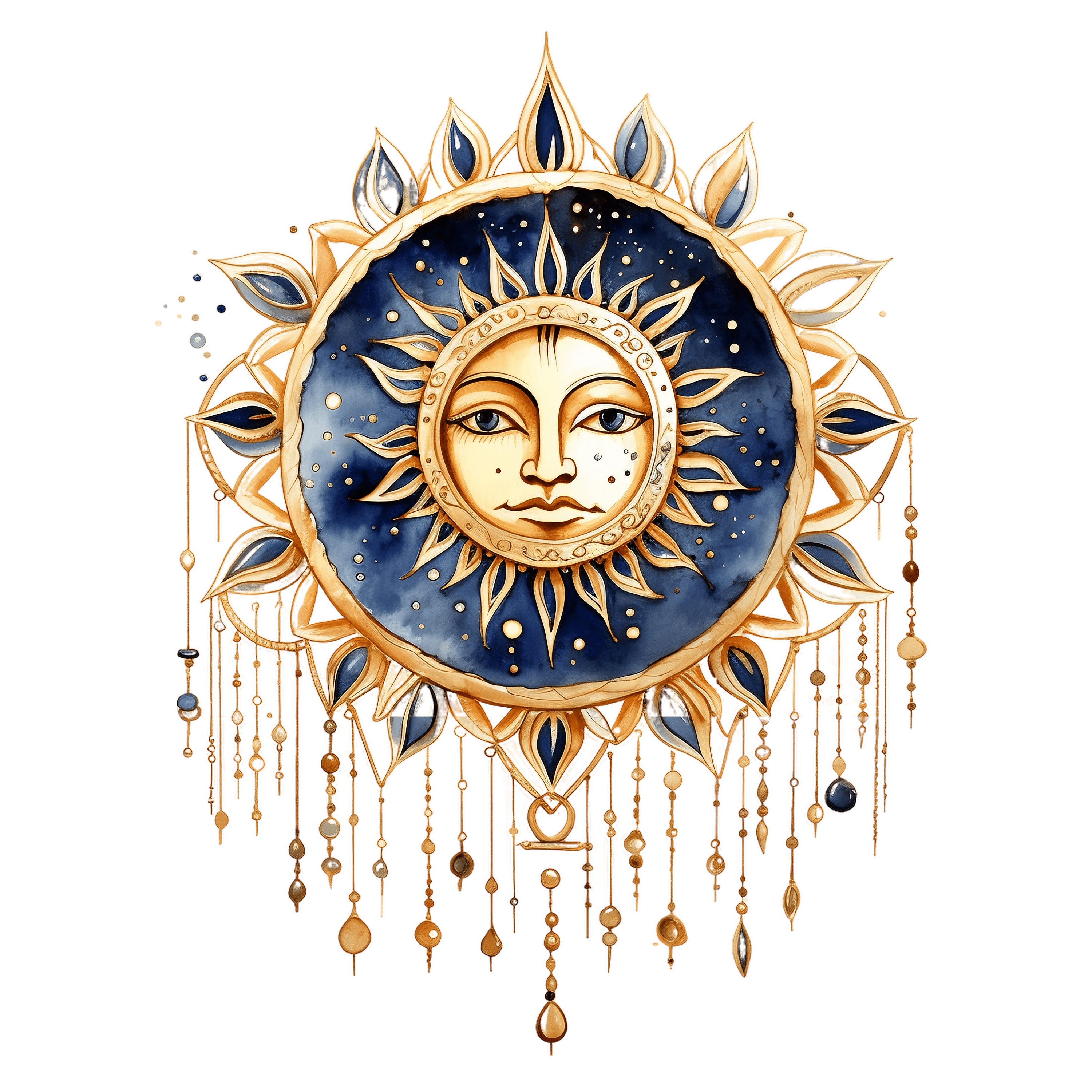 Watercolor Dreamcatcher Clipart 10 JPG Celestial - Etsy