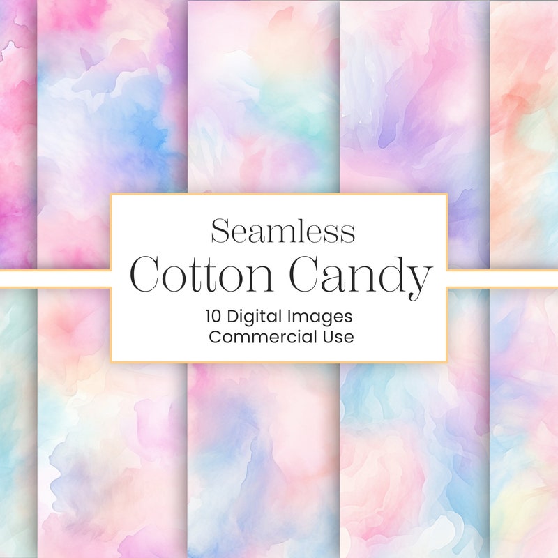 Cotton Candy Art - Etsy