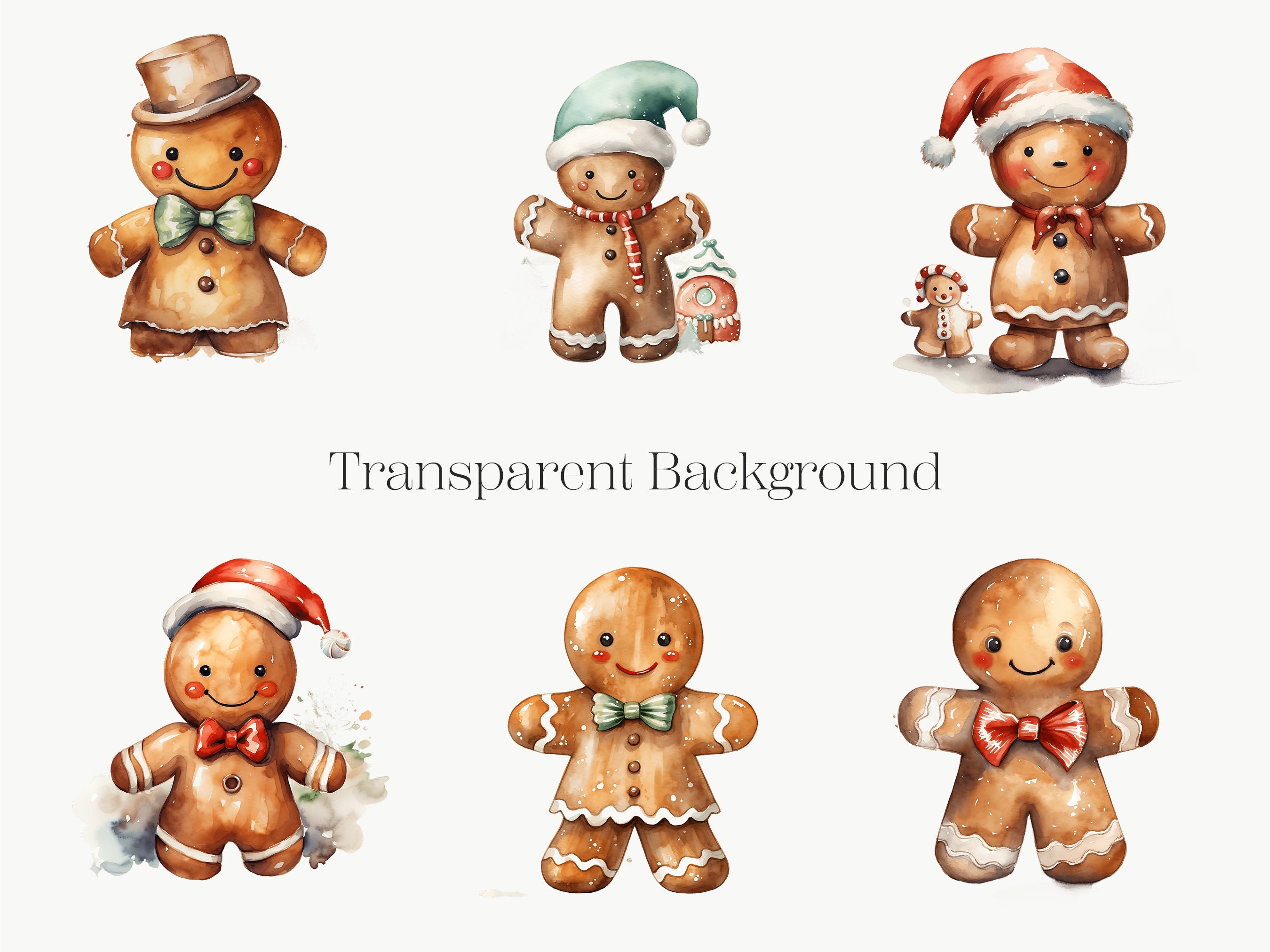 Gingerbread Man Clipart 10 Transparent PNG High Quality Pngs Digital ...