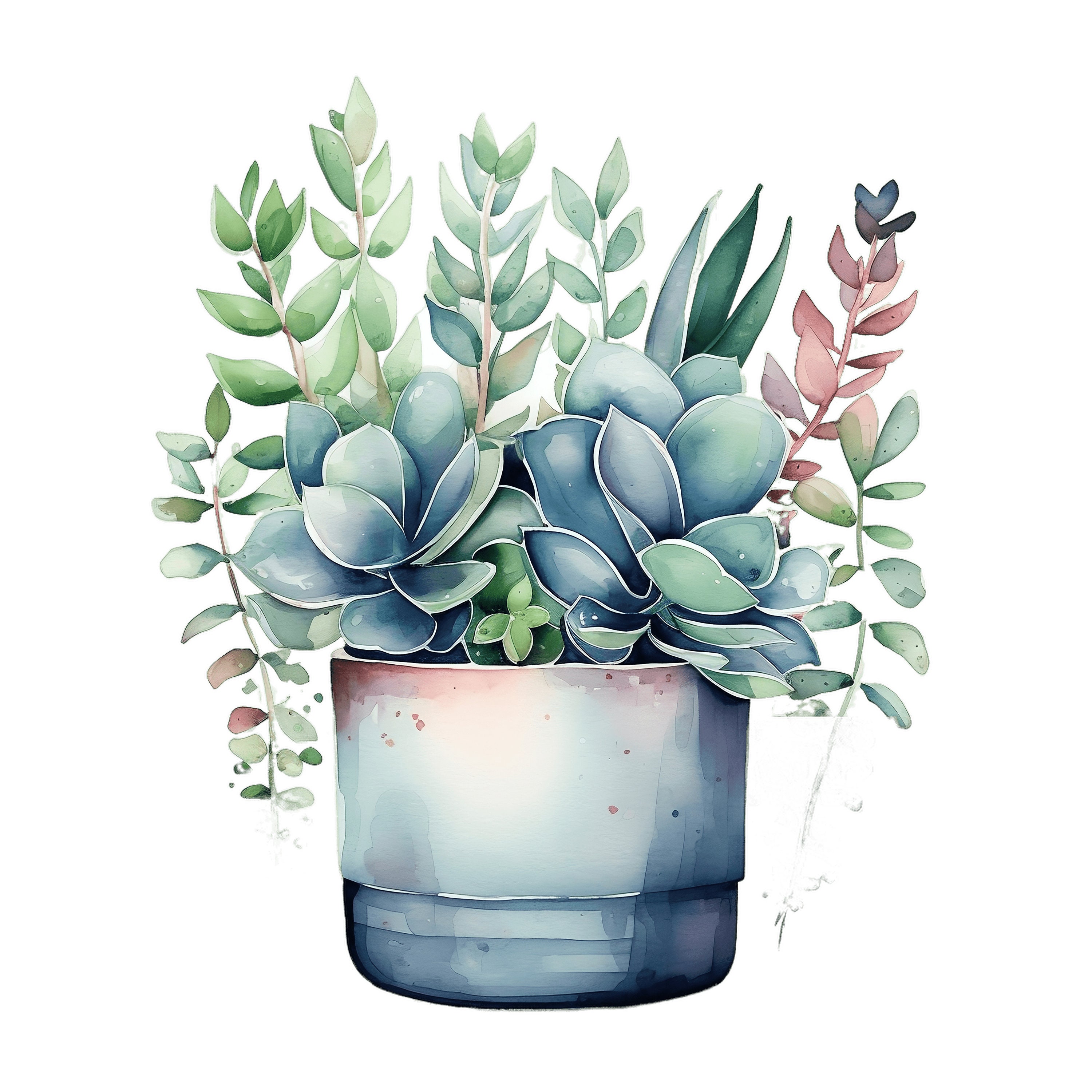 House Plant Watercolor Png | 10 JPG | Flower Pot Jpg Plants Clipart JPG ...