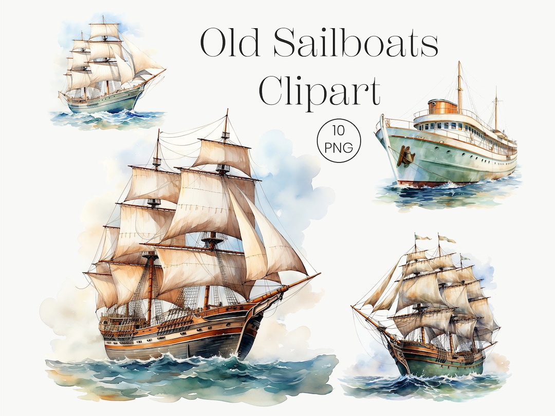 Old Vintage Ship | 10 High Quality Transparent PNG | Old Ship Clip Art ...