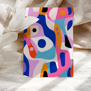 Modern Abstract Shapes Digital Paper | 10 JPG | Patterns, Trendy Mod ...