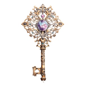 Steampunk Key Clipart | 10 High Quality JPG | Steampunk Art, Watercolor ...