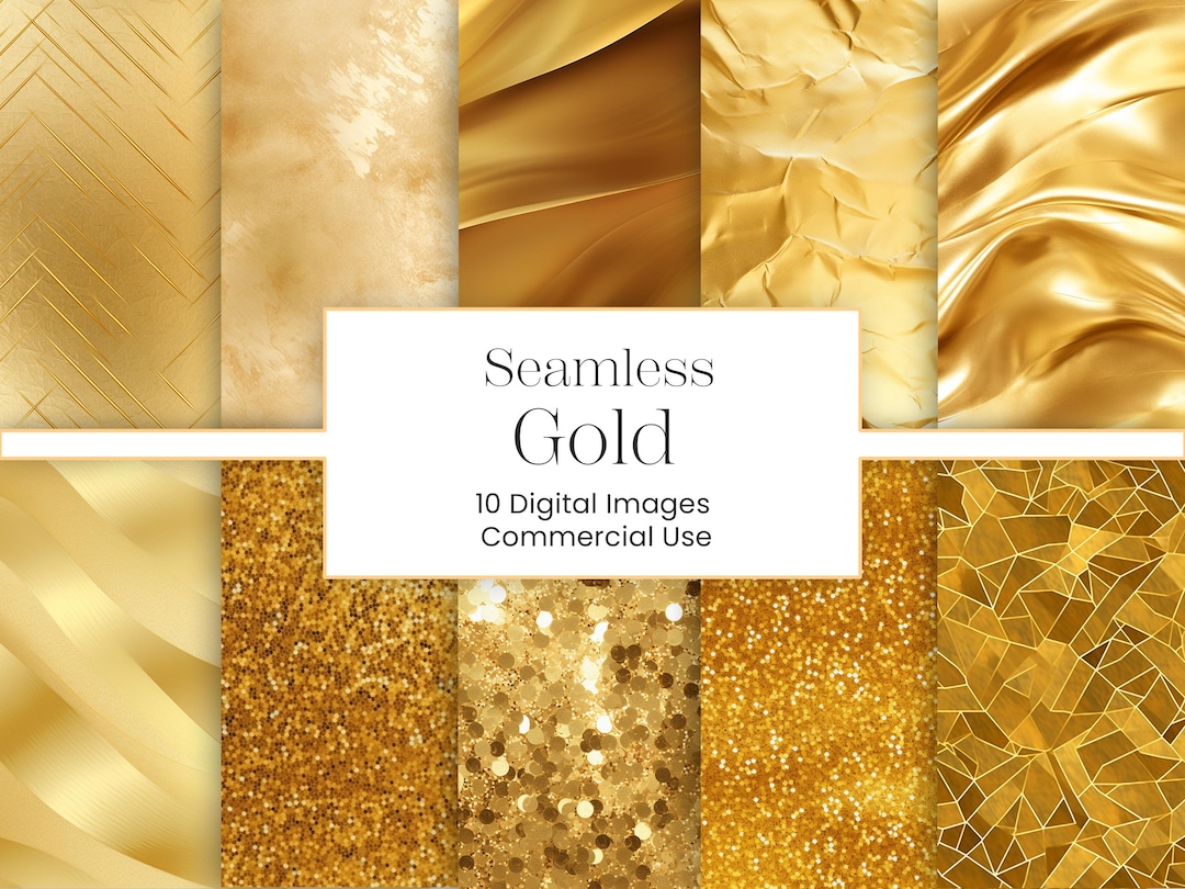Luxury Gold Digital Paper, Gold Glitter Backgrounds, Luxury Gold ...
