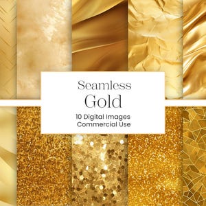 Luxury Gold Digital Paper, Gold Glitter Backgrounds, Luxury Gold ...
