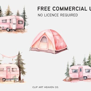 Camping Clipart 10 PNG Watercolor Girl Camping Clipart, Campfire Camper ...