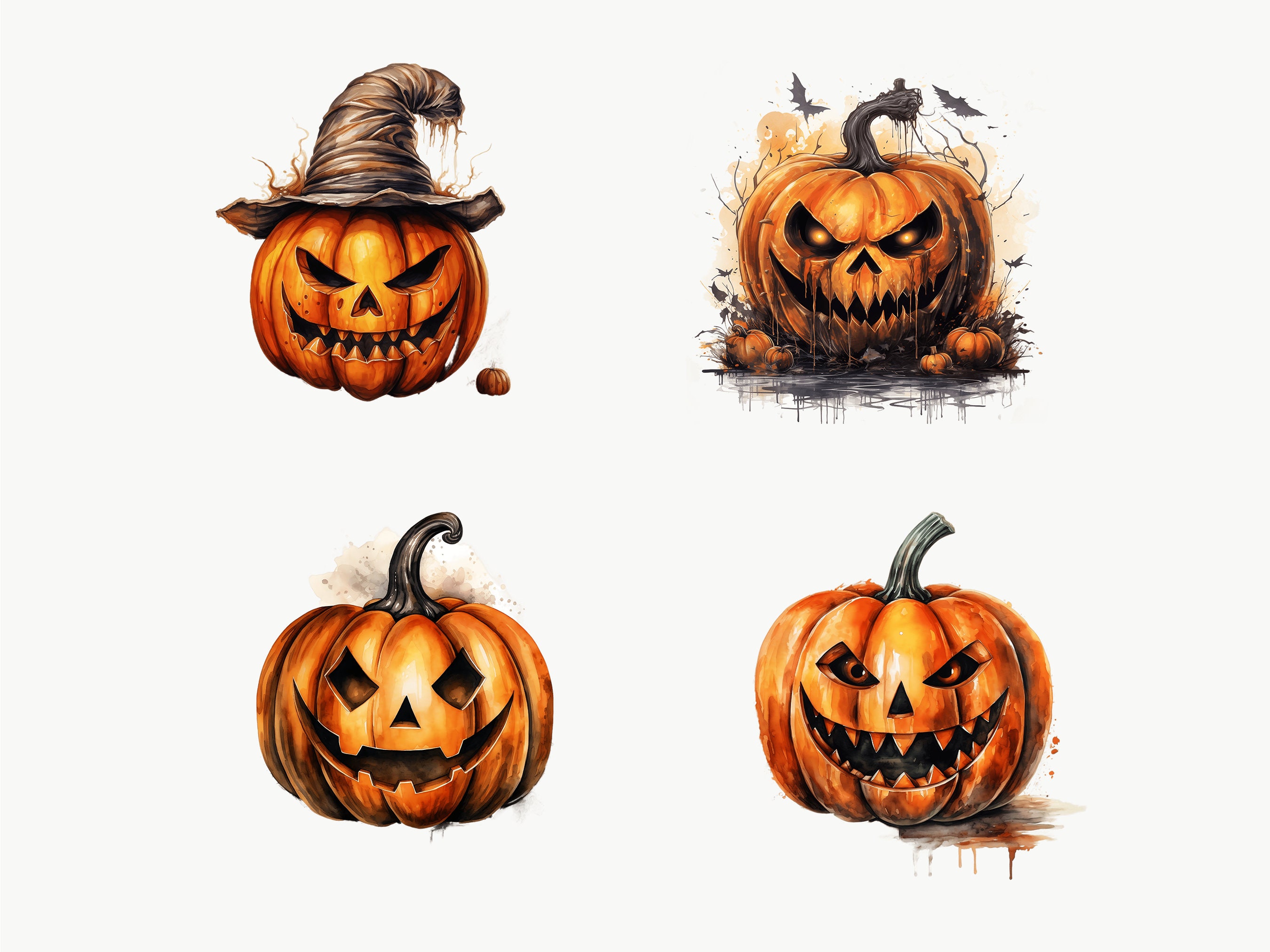 Halloween Pumpkin Clipart | 10 High Quality Transparent PNG | Fall ...