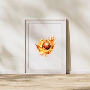 Basketball on Fire Clipart | 10 PNG | Basketball Clipart Basketball PNG ...