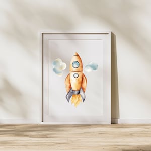 Watercolor Space Clipart Bundle | 10 PNG | Space Astronaut Alien Rocket ...