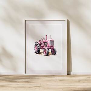 Pink Tractor Clipart | 10 High Quality Transparent PNG | Farm Tractor ...