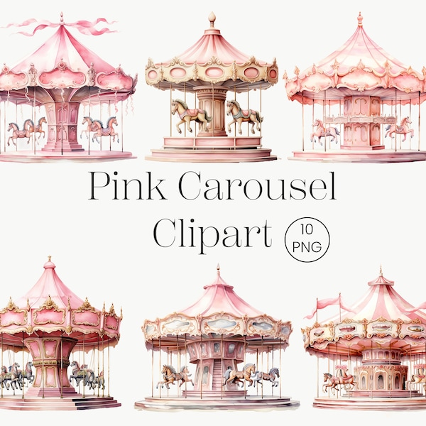 Pink Carousel - Etsy