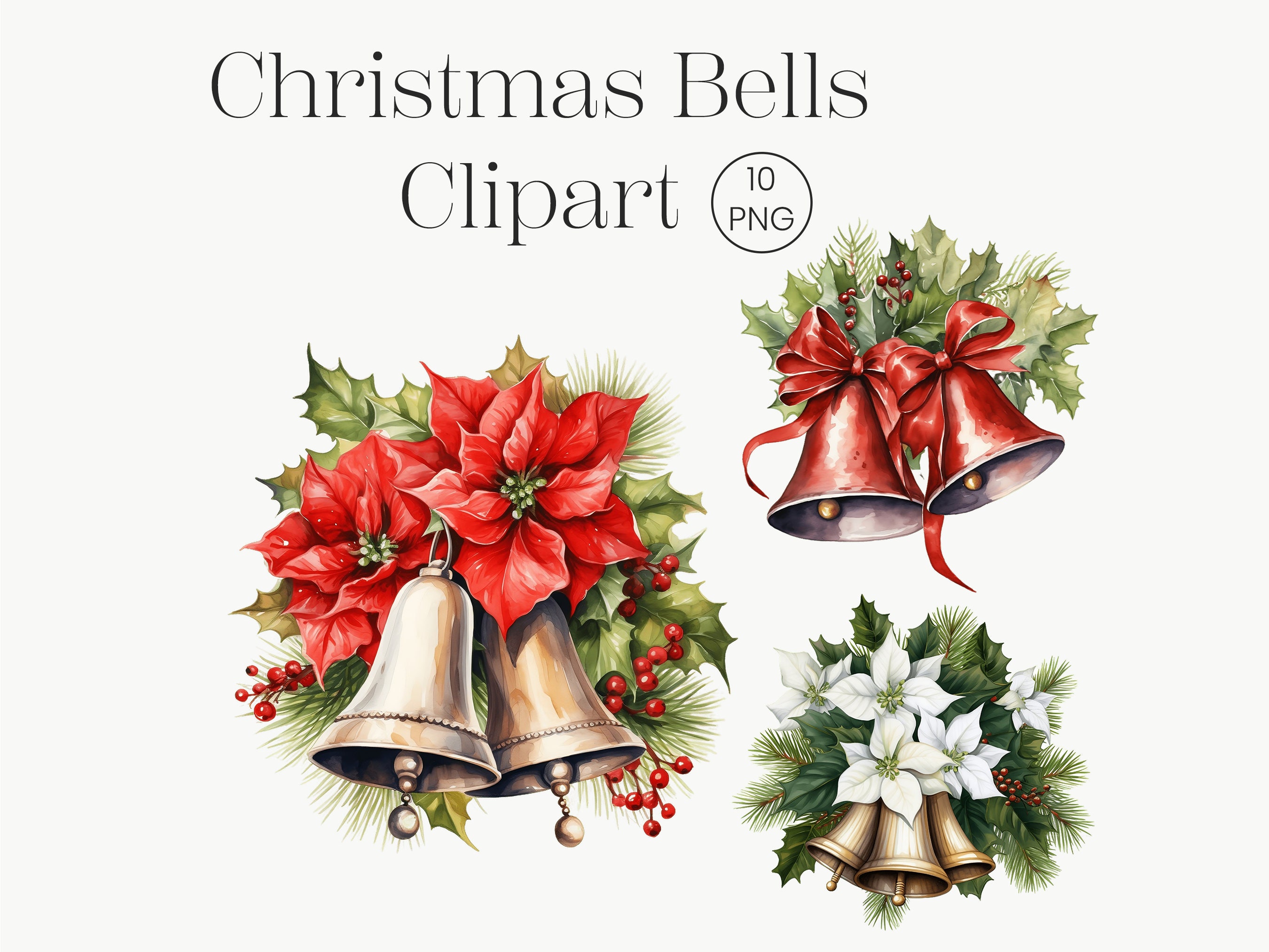 Christmas Bells Clipart 10 Transparent PNG Christmas Clipart Winter ...