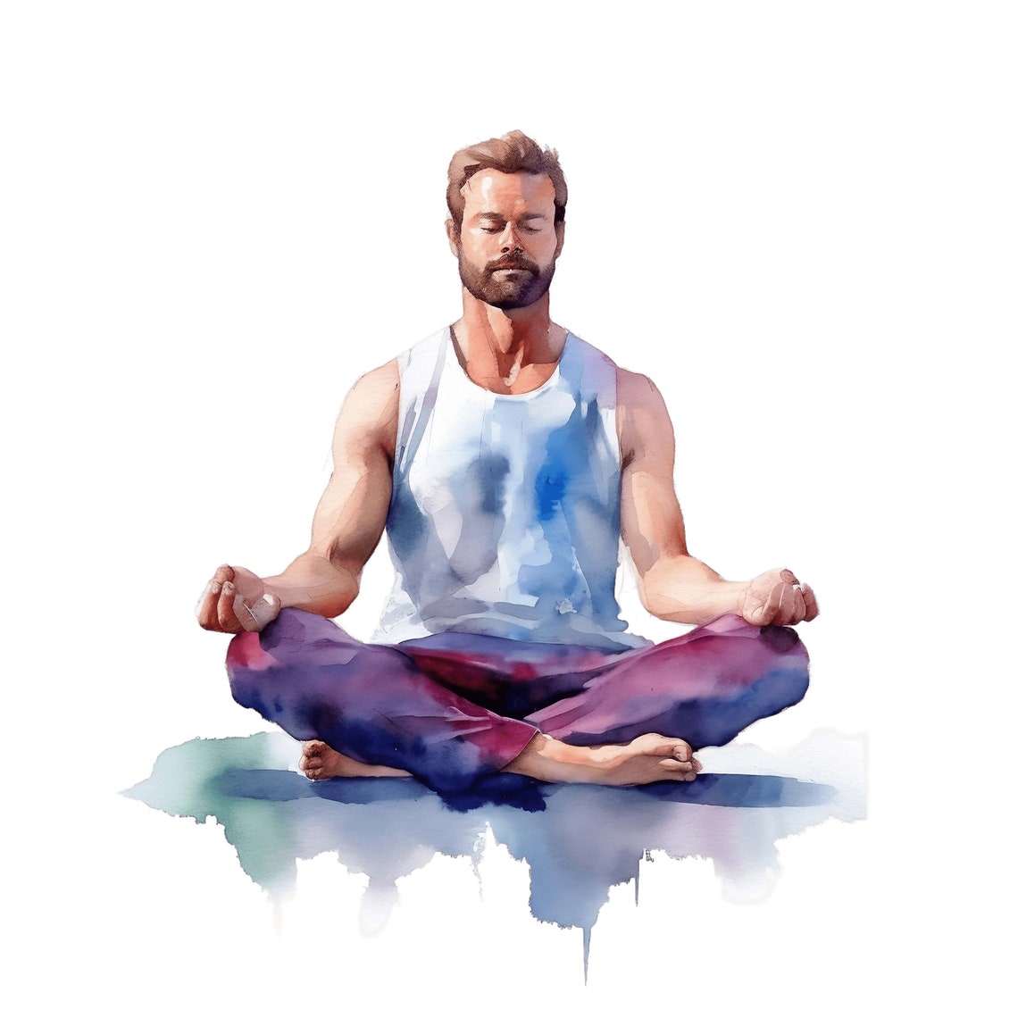 Yoga Clipart Meditation Clipart Yoga Studio 12 High Quality - Etsy