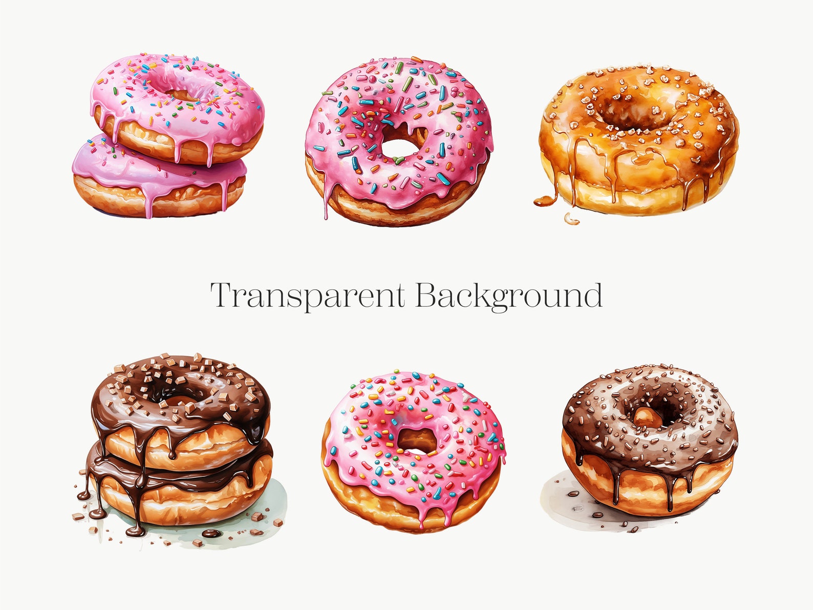 Donut Clipart 10 High Quality Transparent PNG Dessert Clip Art Baking ...